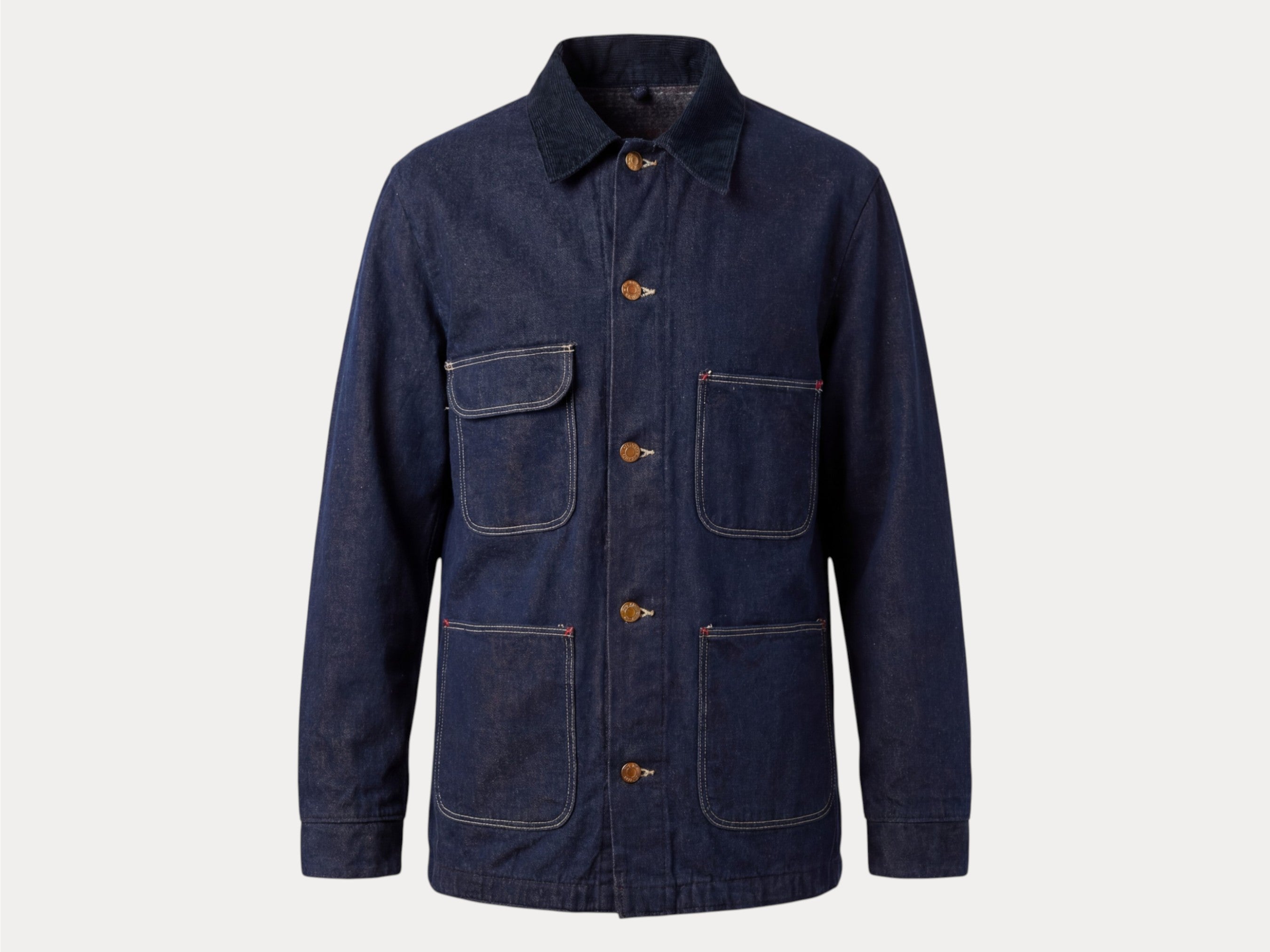 Vintage Wrangler Denim Chore Jacket – Size 42US/52EU – AJ357 Studio